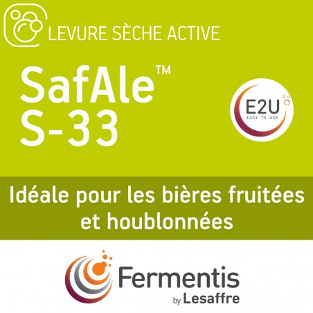 Yeast Fermentis SafAle S-33 - Bière Appro